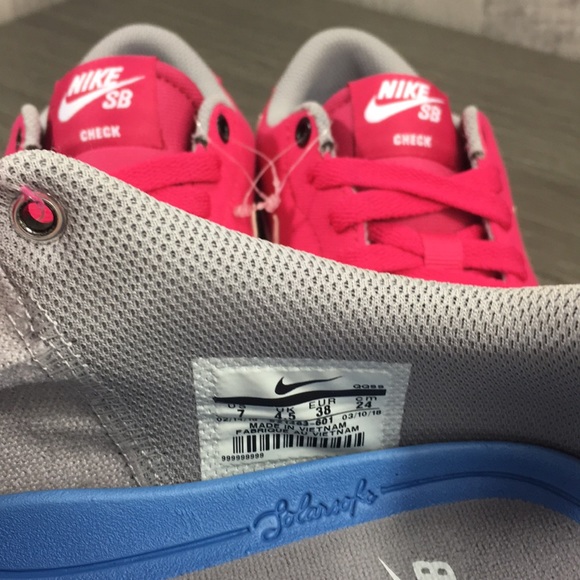 Nike | Shoes | Nike Wmns Sb Check Sneaker Pinkwhite | Poshmark
